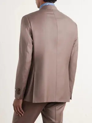 Canali Kei Wool Suit Jacket