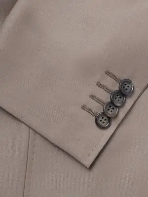 Canali Kei Wool Suit Jacket