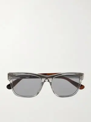 Brunello Cucinelli Acetate Aviator Sunglasses - Gray