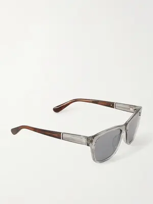 Brunello Cucinelli Acetate Aviator Sunglasses