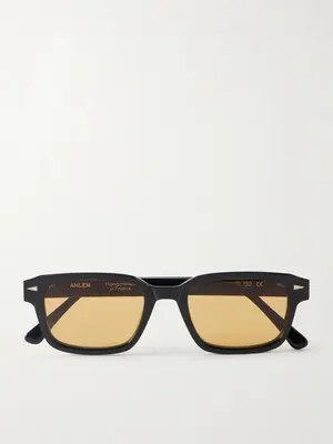 AHLEM Rive Gauche Square-frame Acetate Sunglasses - Black