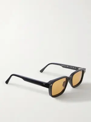 AHLEM Rive Gauche Square-frame Acetate Sunglasses - Black