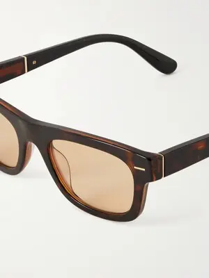 Brunello Cucinelli Square Frame Acetate Sunglasses - Brown