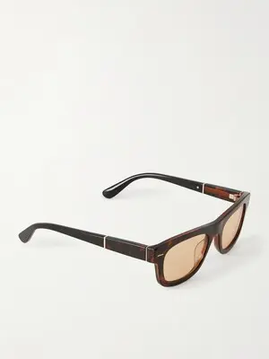 Brunello Cucinelli Square Frame Acetate Sunglasses - Brown