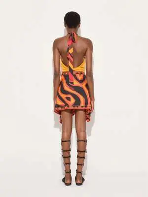 Emilio Pucci Halterneck Top With Silk Detail