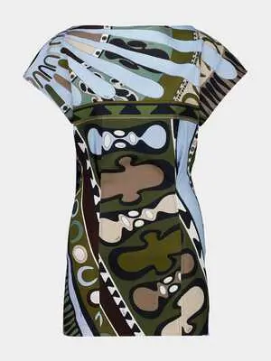 Emilio Pucci Panama Mini Dress With Soleil Print