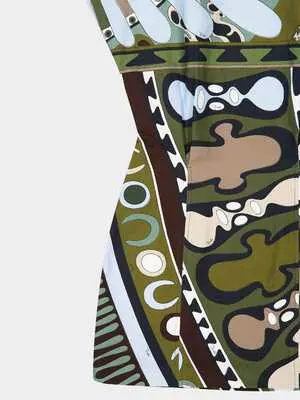 Emilio Pucci Panama Mini Dress With Soleil Print