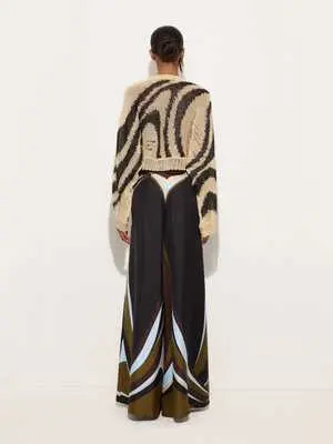Emilio Pucci Fari Print Silk Palazzo Pants - Multicolour