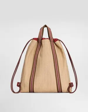 Dolce & Gabbana Essenza Raffia Backpack