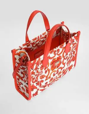 Dolce & Gabbana Majolica-print Canvas Tote Bag
