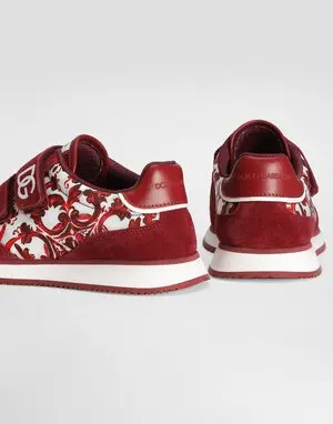 Dolce & Gabbana Majolica-print Nylon Dg Cushion Sneakers