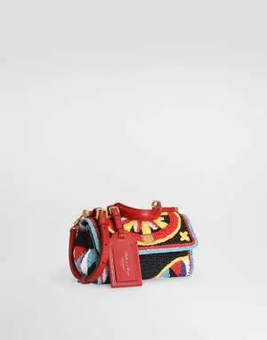 Dolce & Gabbana Mini My Sicily Raffia Handbag - Multicolor
