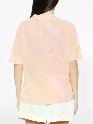PANICALE Sequin-embellished V-neck Top