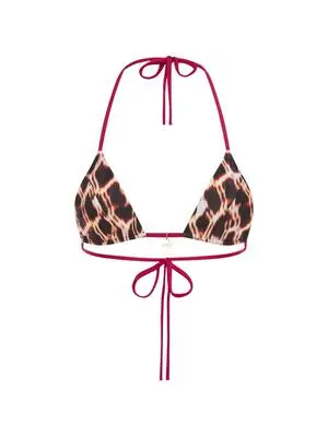 FAE SWIM Honey Bikini Top - Brown