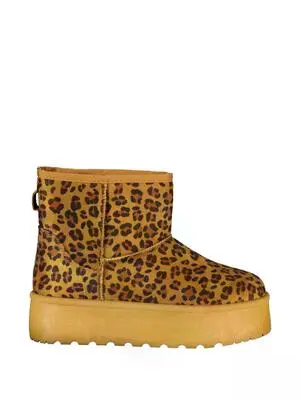 LAURA BIAGIOTTI Leopard-print Platform Ankle Boots
