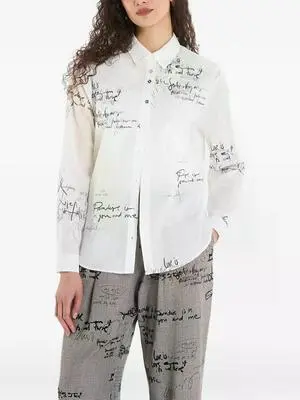 Desigual Handwritten Print Shirt
