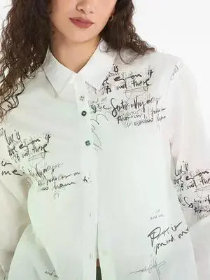 Desigual Handwritten Print Shirt