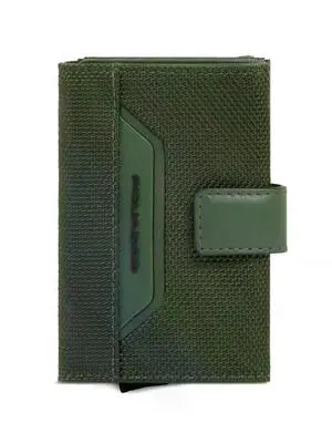 PIQUADRO Pop-up Leather-trim Cardholder