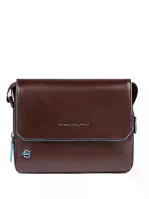 PIQUADRO Leather Crossbody Bag - Brown
