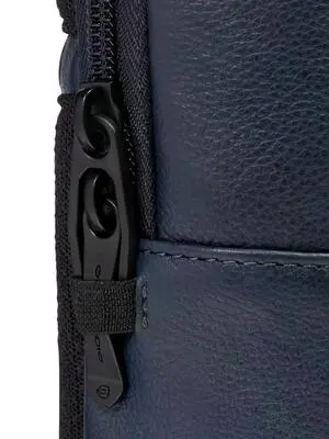 PIQUADRO Convertible Leather Shoulder Bag