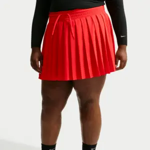 Nike Pleated Taffeta Skirt - Red