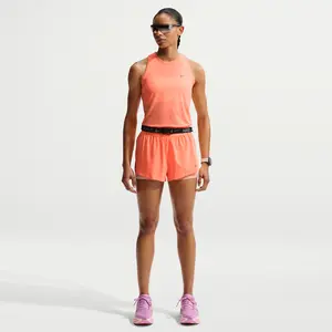 Nike Swift Dri-fit Mid-rise 2-in-1 Running Shorts - Orange