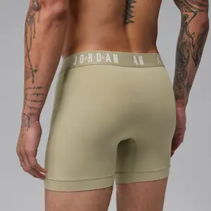 JORDAN Flight Cotton Essentials Boxer Briefs - Brown
