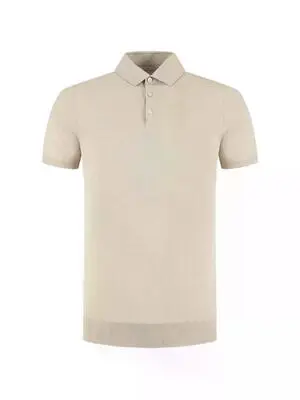 GRAN SASSO Short-sleeved Polo Shirt - Neutrals