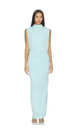 Simkhai Draped Jersey Midi Dress