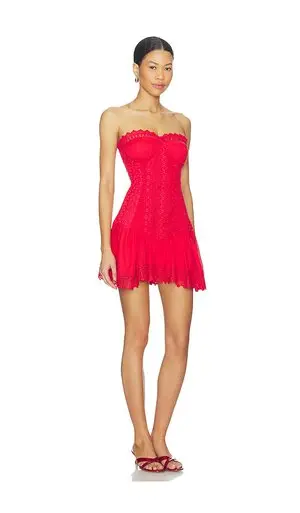 Charo Ruiz Ibiza Julisse Short Dress - Red Ruby