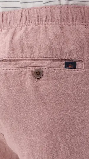 Faherty Brand Essential Linen Shorts - Adobe