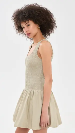PISTOLA Ilona Bubble Hem Dress - Mist