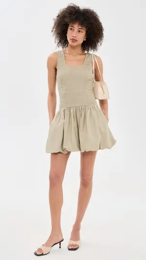 PISTOLA Ilona Bubble Hem Dress - Mist