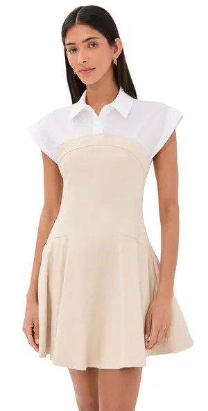 Simkhai Sundae Linen Blend Mini Dress