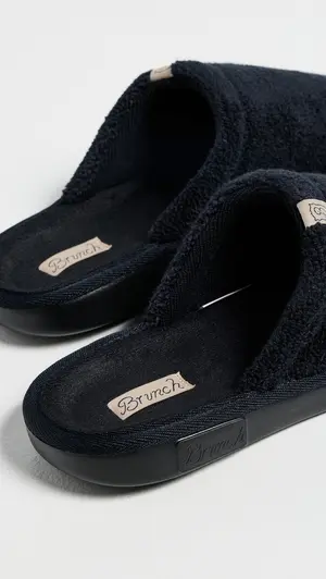 BRUNCH Essential Terry Cloth Slippers