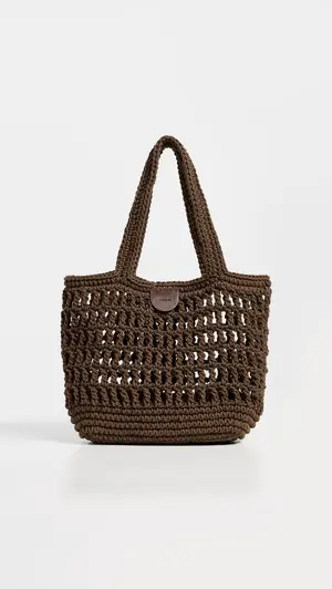 Vince Barcelona Small Crochet Tote - Date