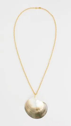 Anni Lu Golden Shell Pendant Necklace
