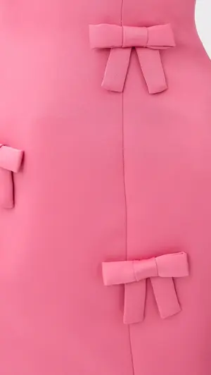 LEO LIN Roselle Bow Mini Dress