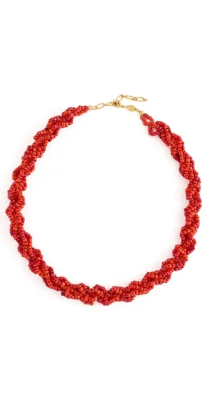 ANNI LU Anni Lu Scarlet Wave Beaded Necklace