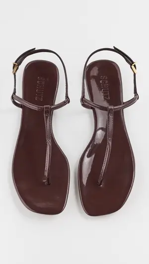 Schutz Elsha Sandals - Root Brown
