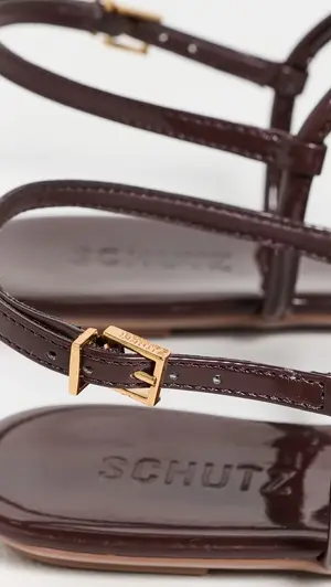 Schutz Elsha Sandals - Root Brown
