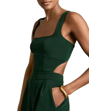 REISS Petite Wide Leg Jumpsuit