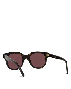 Givenchy City Geometric Sunglasses - Havana/red