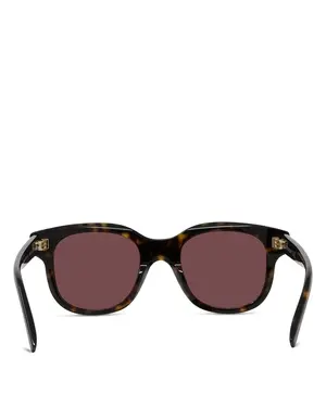 Givenchy City Geometric Sunglasses - Havana/red