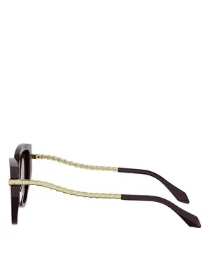 BVLGARI Serpenti Viper Cat Eye Sunglasses, 56mm