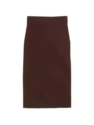 Alpha Studio Elastic-waistband Midi Skirt
