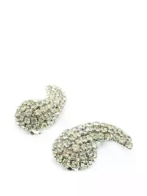 Dior 1974 Crystal Wing Earrings