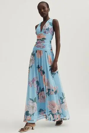 HUTCH Jadey V-neck Maxi Dress
