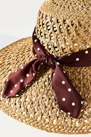 Rag & Bone Polka Dot Sun Hat - Neutral