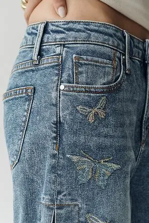 DRIFTWOOD Lacey High-rise Wide-leg Jeans